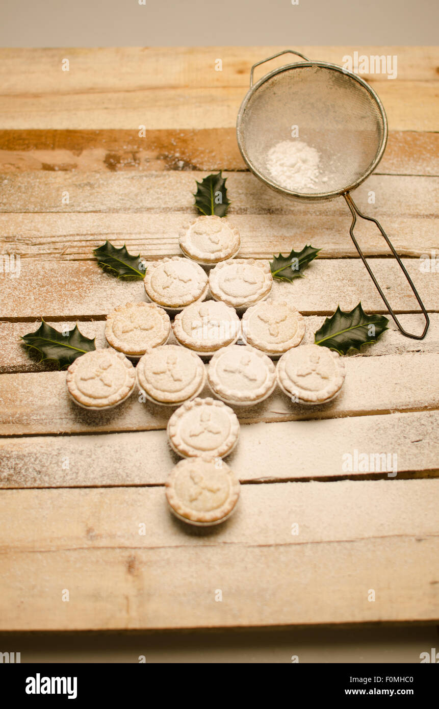 Christmas, sweet, tree, pie, pastry, mince, festive, xmas, fruit ...