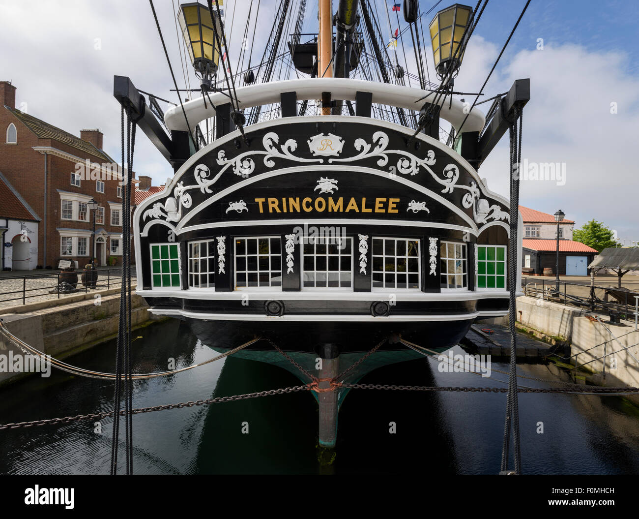 HMS Trincomalee Stock Photo - Alamy