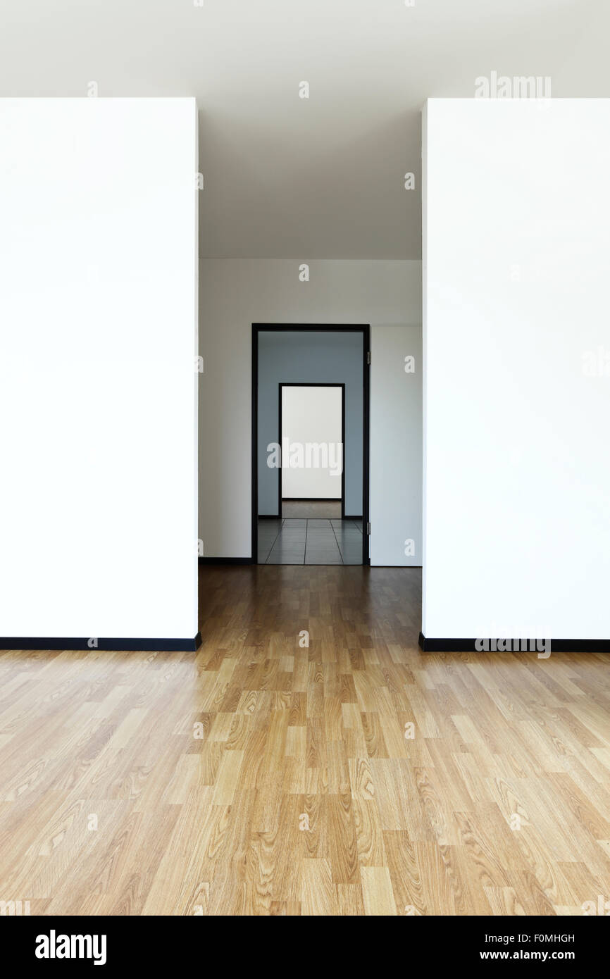 Interior of modern apartment, corridor Stock Photo - Alamy