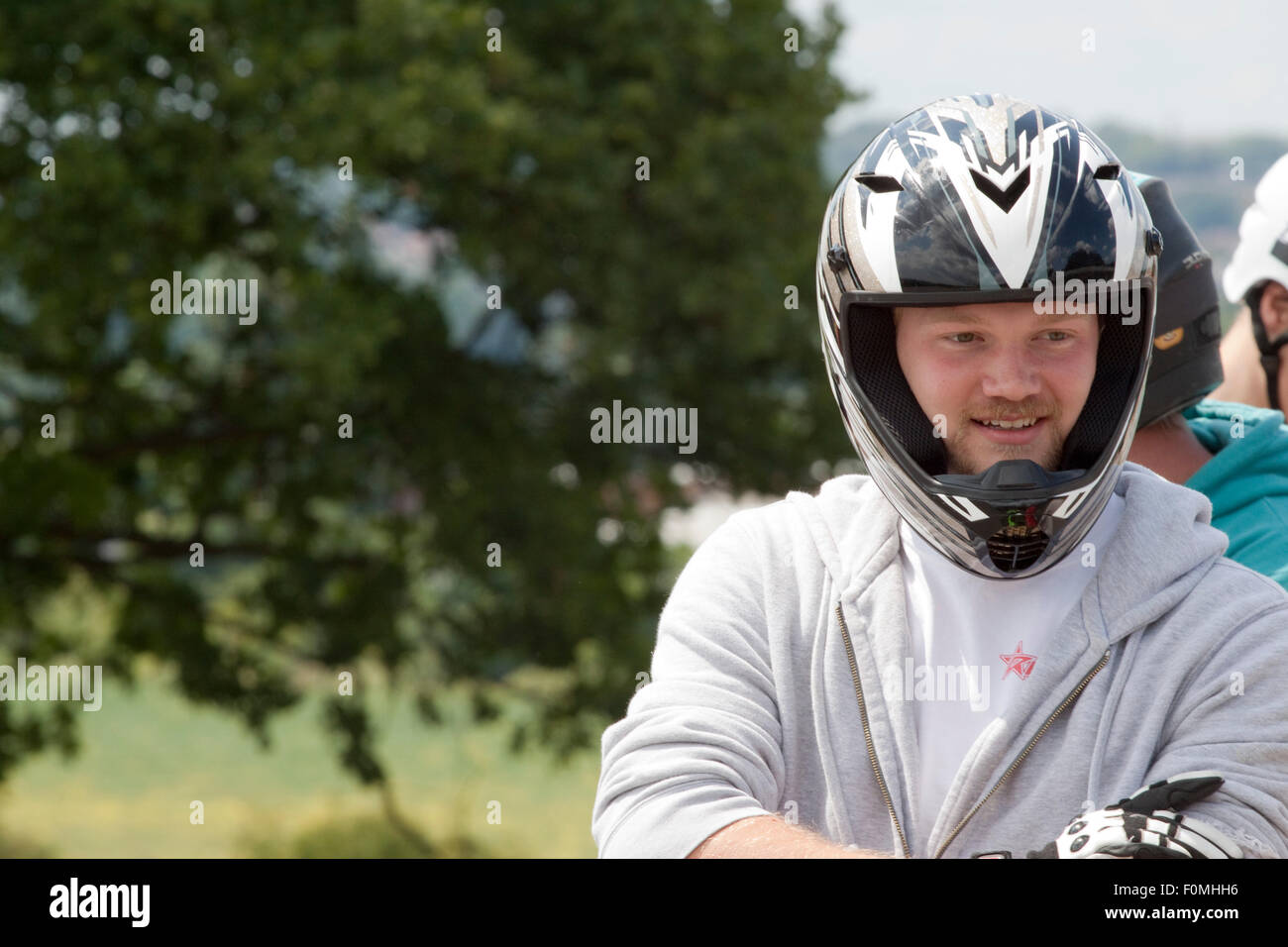 Full face crash helmet hi-res stock photography and images - Alamy