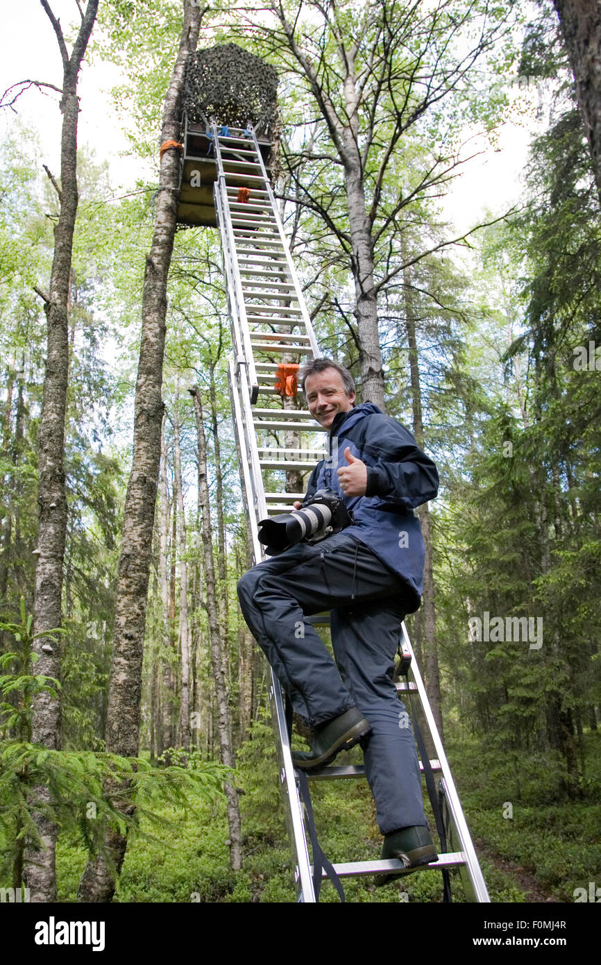 Photographer ladder hi-res stock photography and images - Alamy
