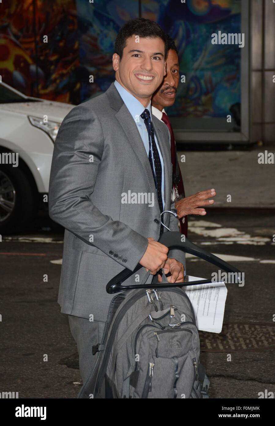 New York, NY, USA. 18th Aug, 2015. Gio Benitez out and about for ...