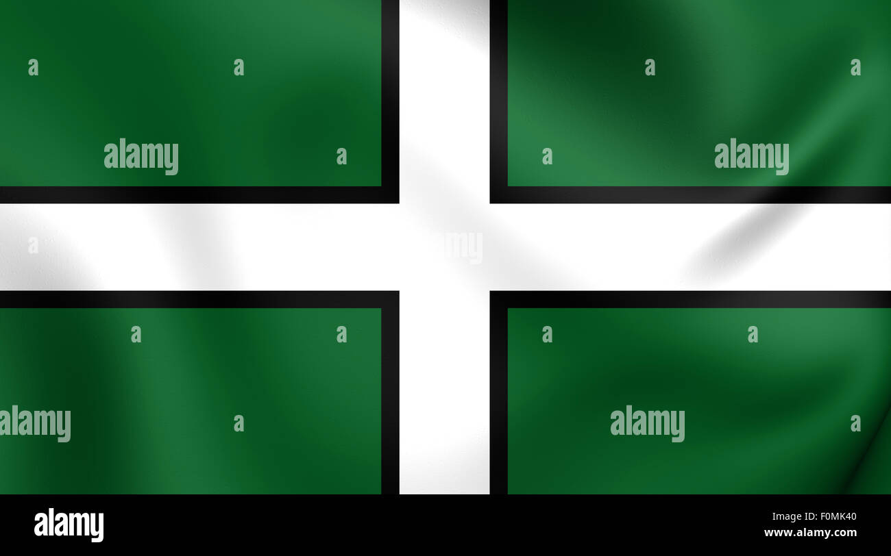 Devon England Flag