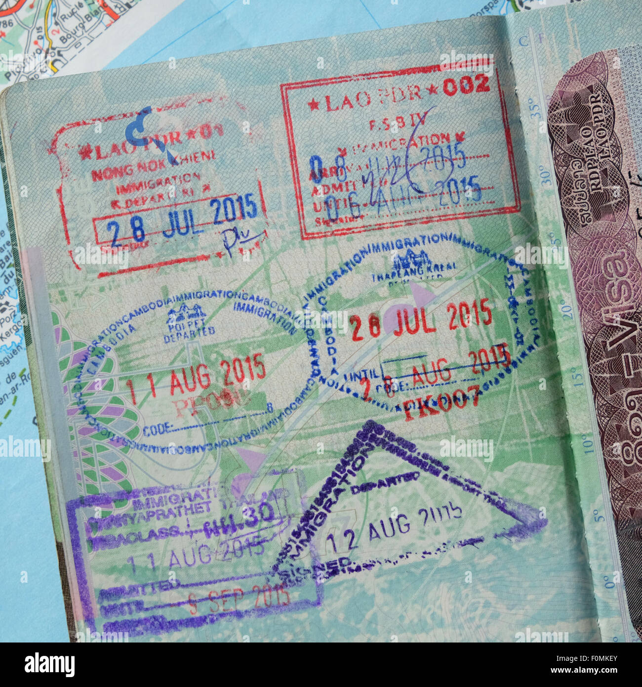 Asia Passport Stamp