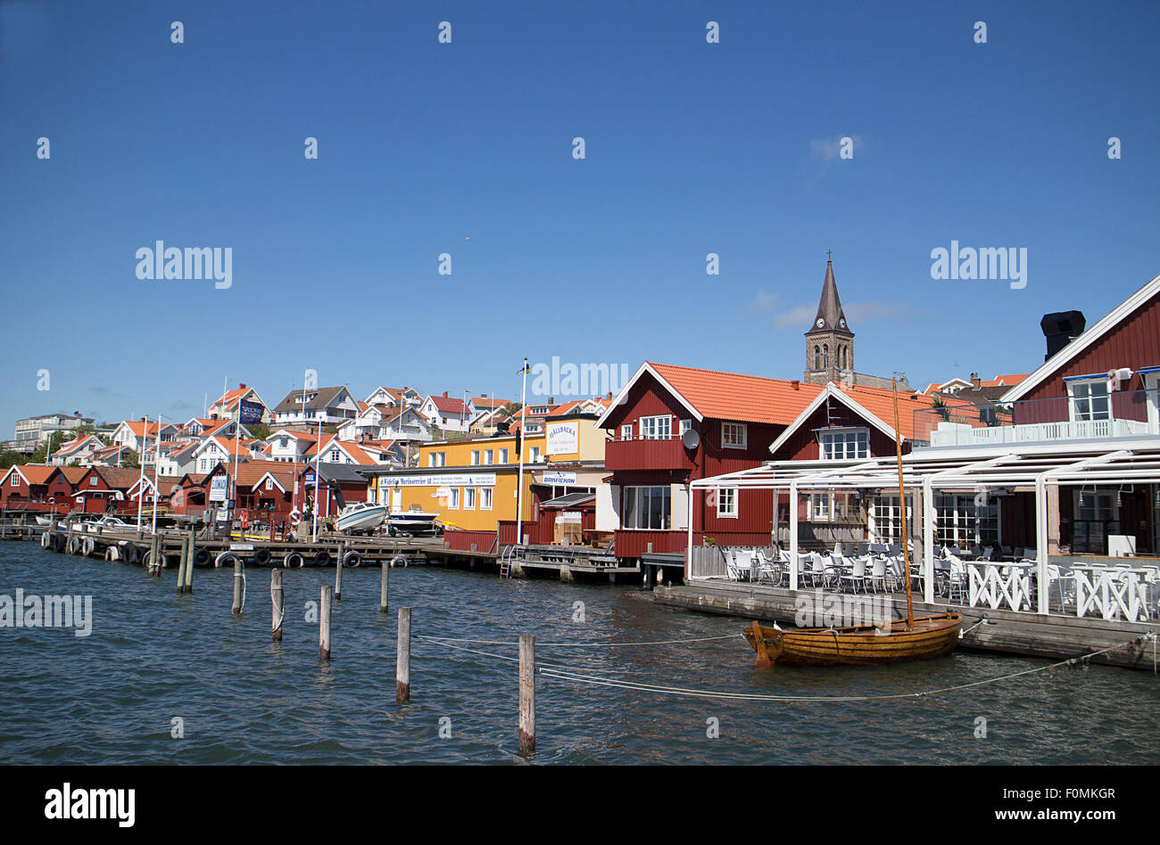 Waterfront at Fjallbacka, Sweden Stock Photo - Alamy