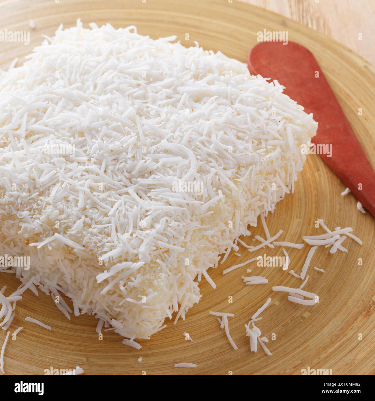 Brazilian traditional dessert: sweet couscous (tapioca) pudding (cuscuz ...