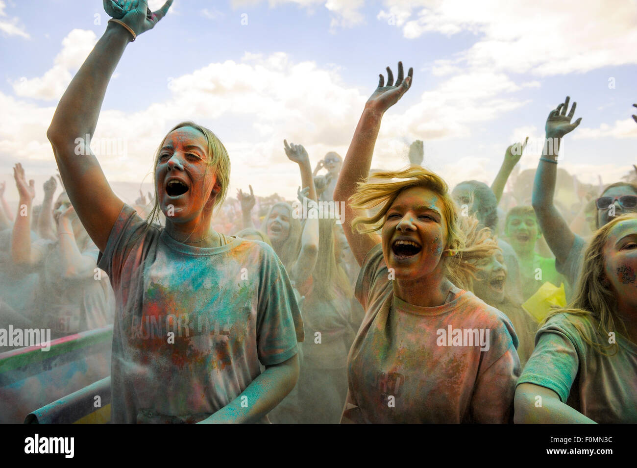 Color colour fun run paint hi-res stock photography and images - Alamy
