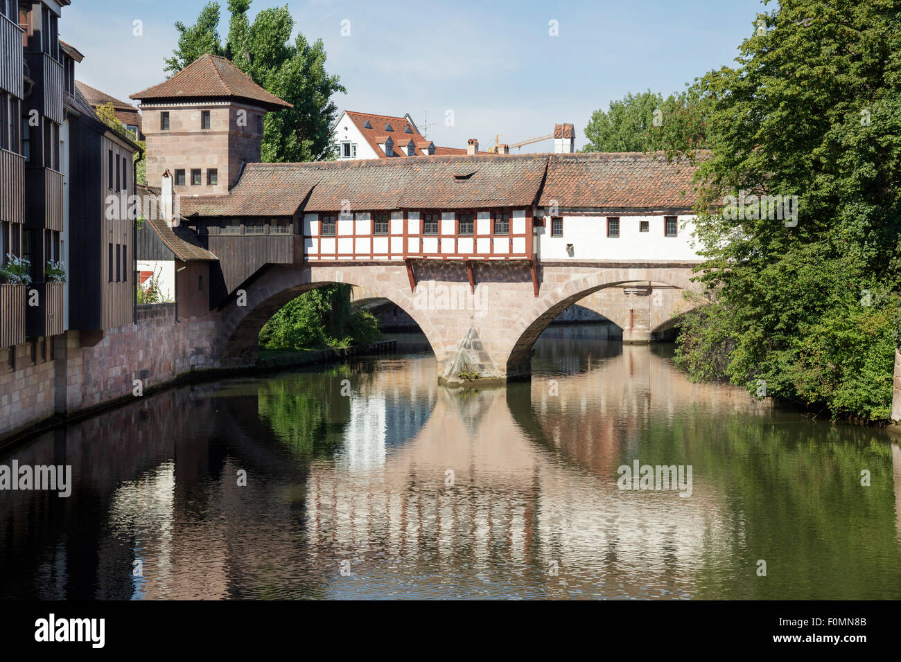 Hangmans Bridge Henkersteg, Nuremberg, Bavaria, Germany Stock Photo - Alamy
