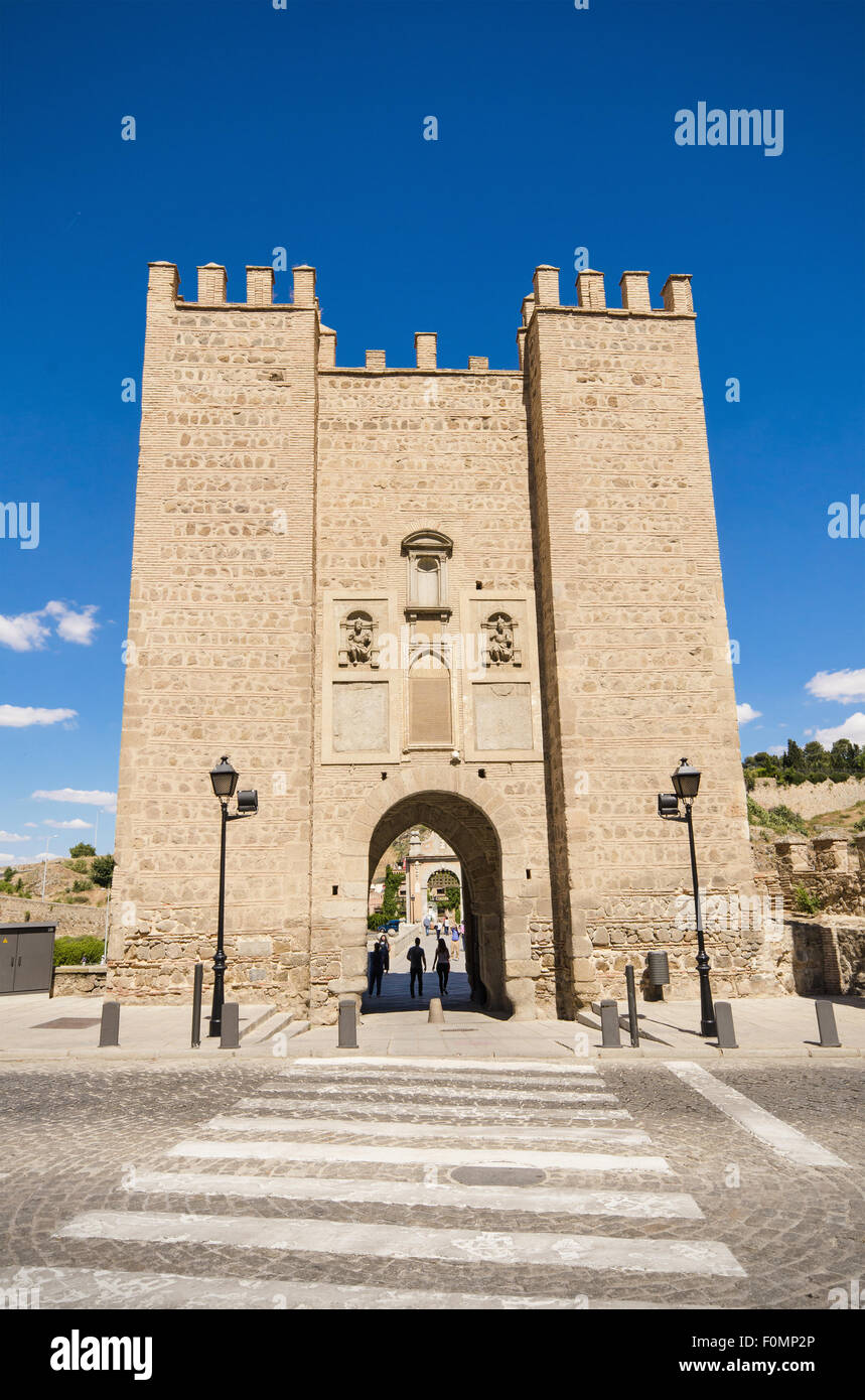 Ancient medieval gate in Toledo, Spain Stock Photo - Alamy