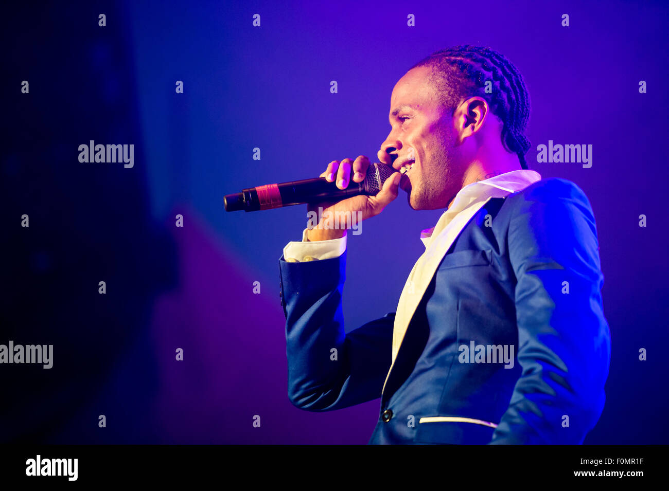 MONTREAL, CANADA, 15th August 2015. Dexta Daps performs live at the ...
