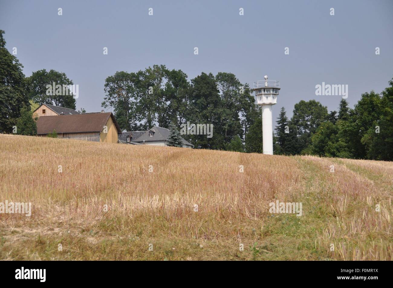 Modlareuth, Germany. 13th Aug, 2015. The former GDR panoramic vision ...