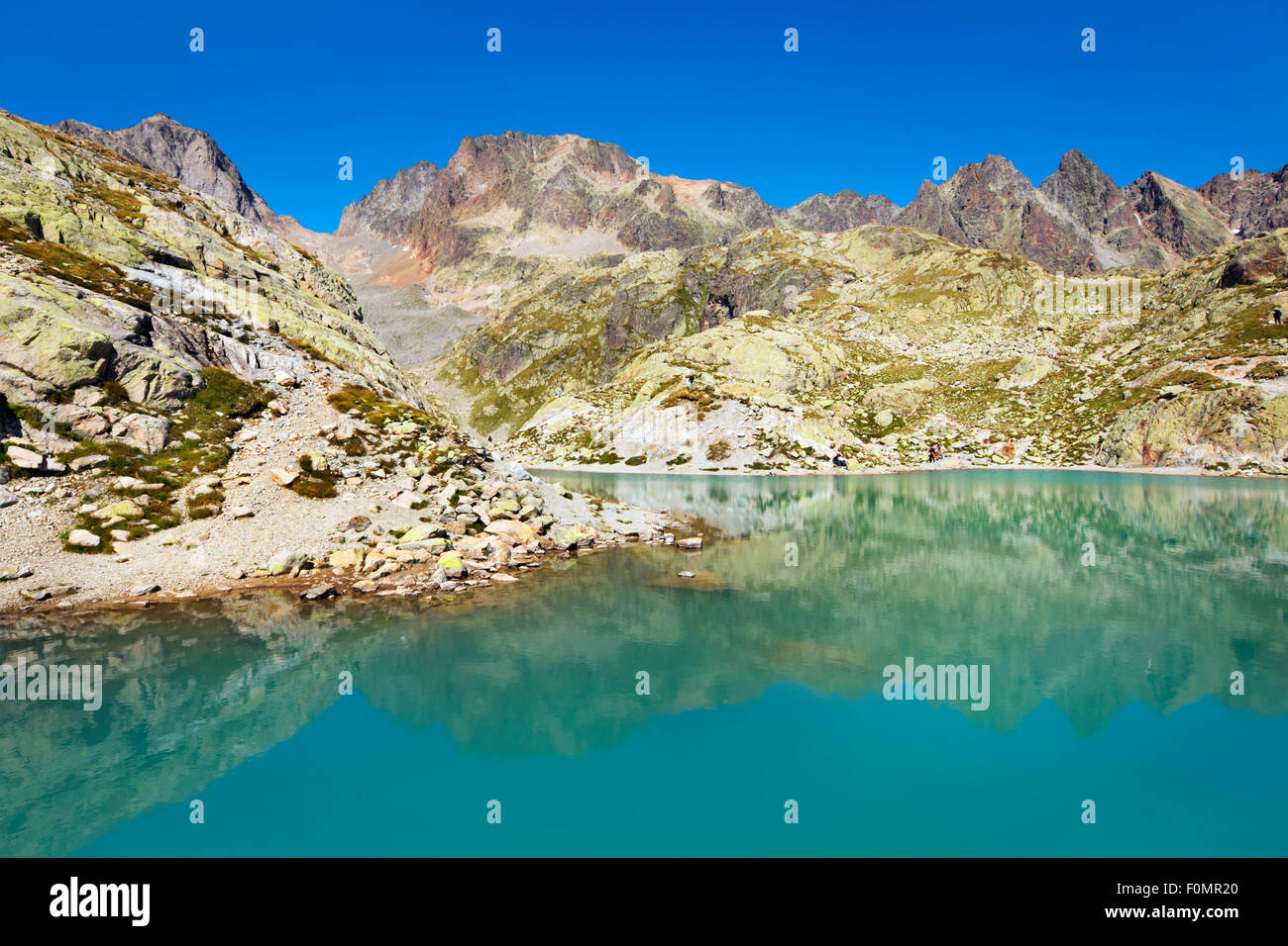 Lac blanc and aiguilles rouges hi-res stock photography and images - Alamy