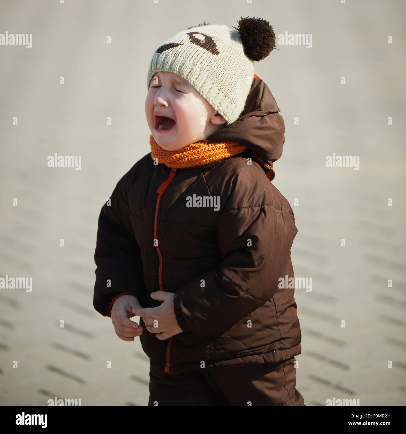 portrait of cute crying boy Stock Photo - Alamy