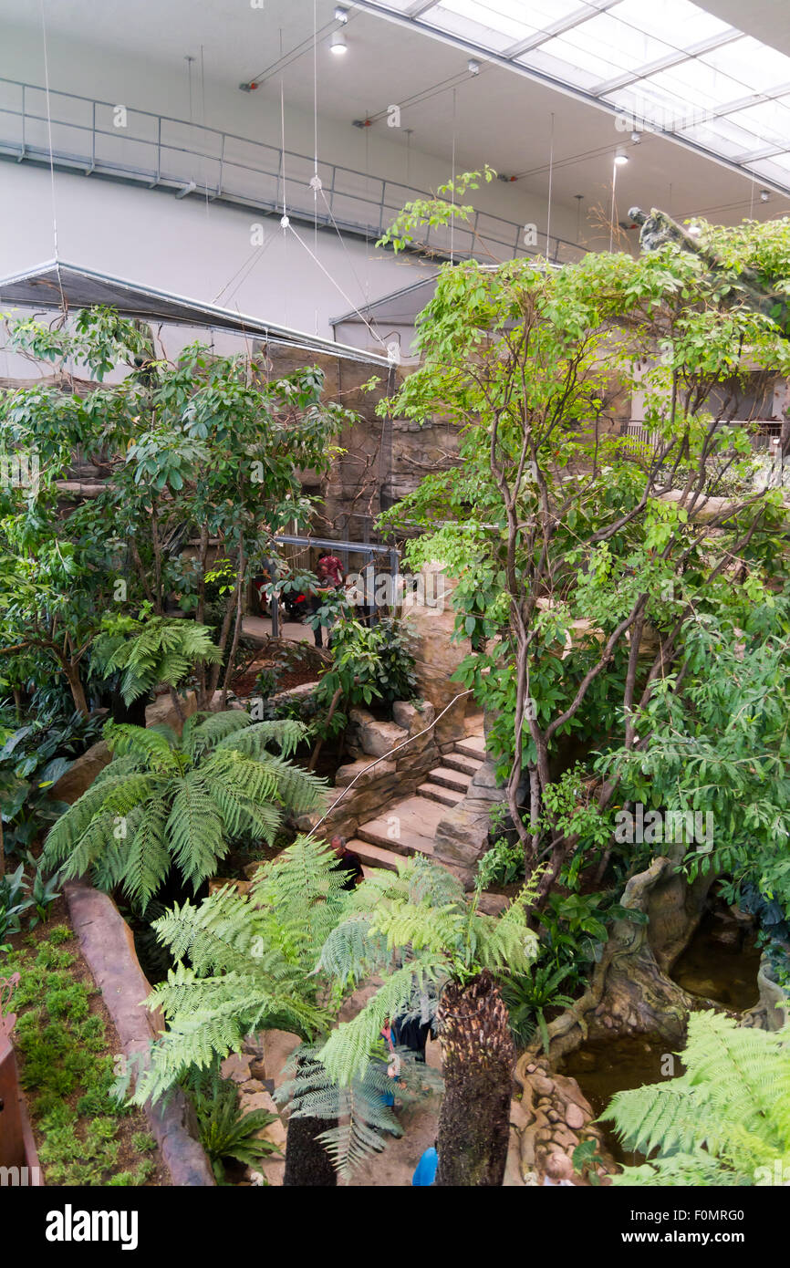 Exotic house at the zoo in Karlsruhe, Germany Stock Photo - Alamy