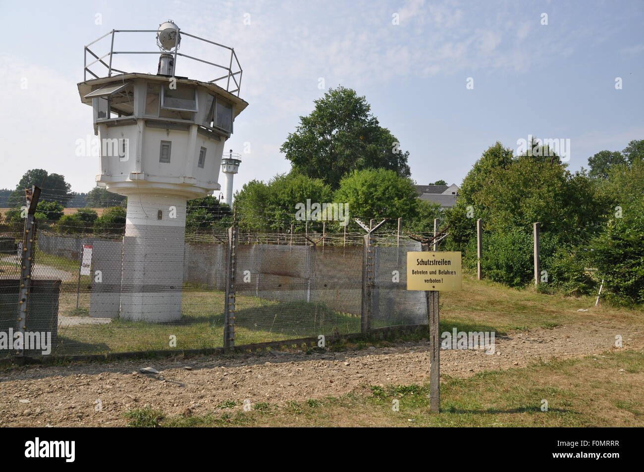 Modlareuth, Germany. 13th Aug, 2015. The former GDR panoramic vision ...