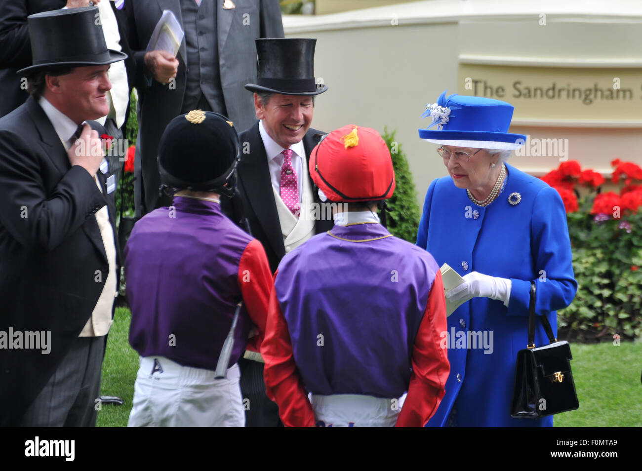 Royal Ascot 2015 - Day 2 Featuring: HRH Queen Elizabeth ii, Sean Leavey ...