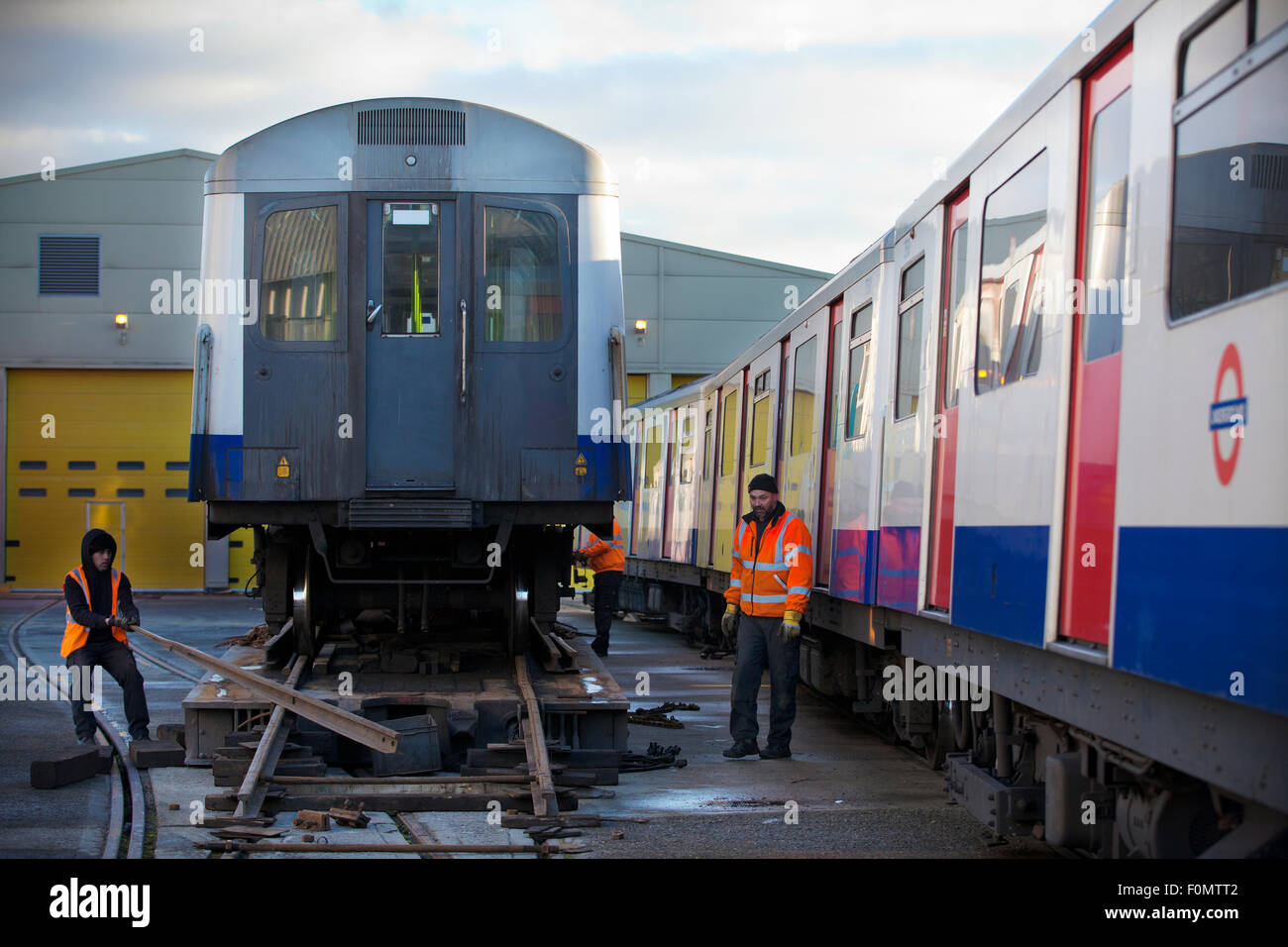 Decommission of "D" Stock carriages used on the London Underground ...