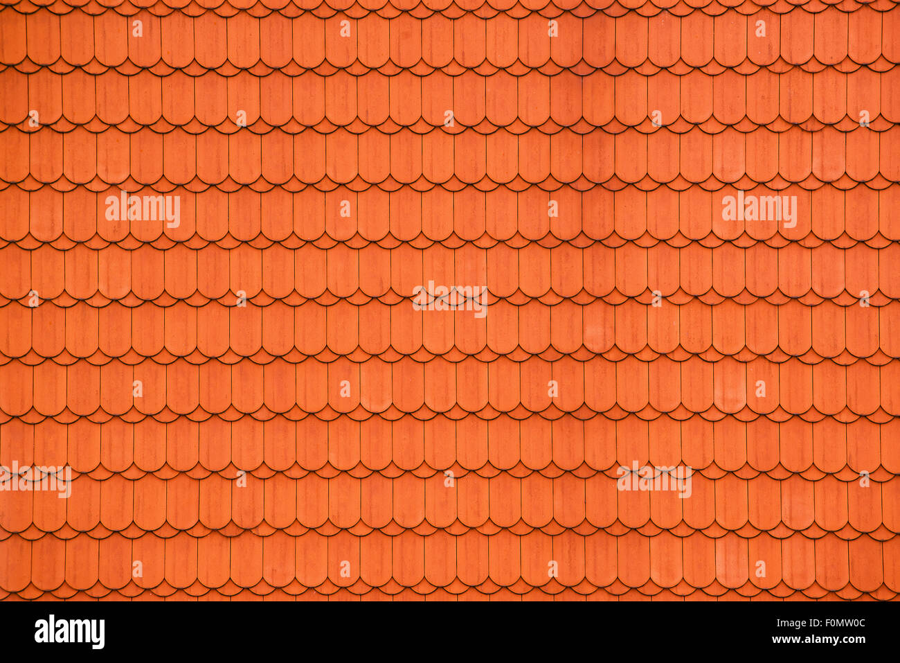 New Red Roof Tiles as Repeating Pattern Background for House Roofing ...
