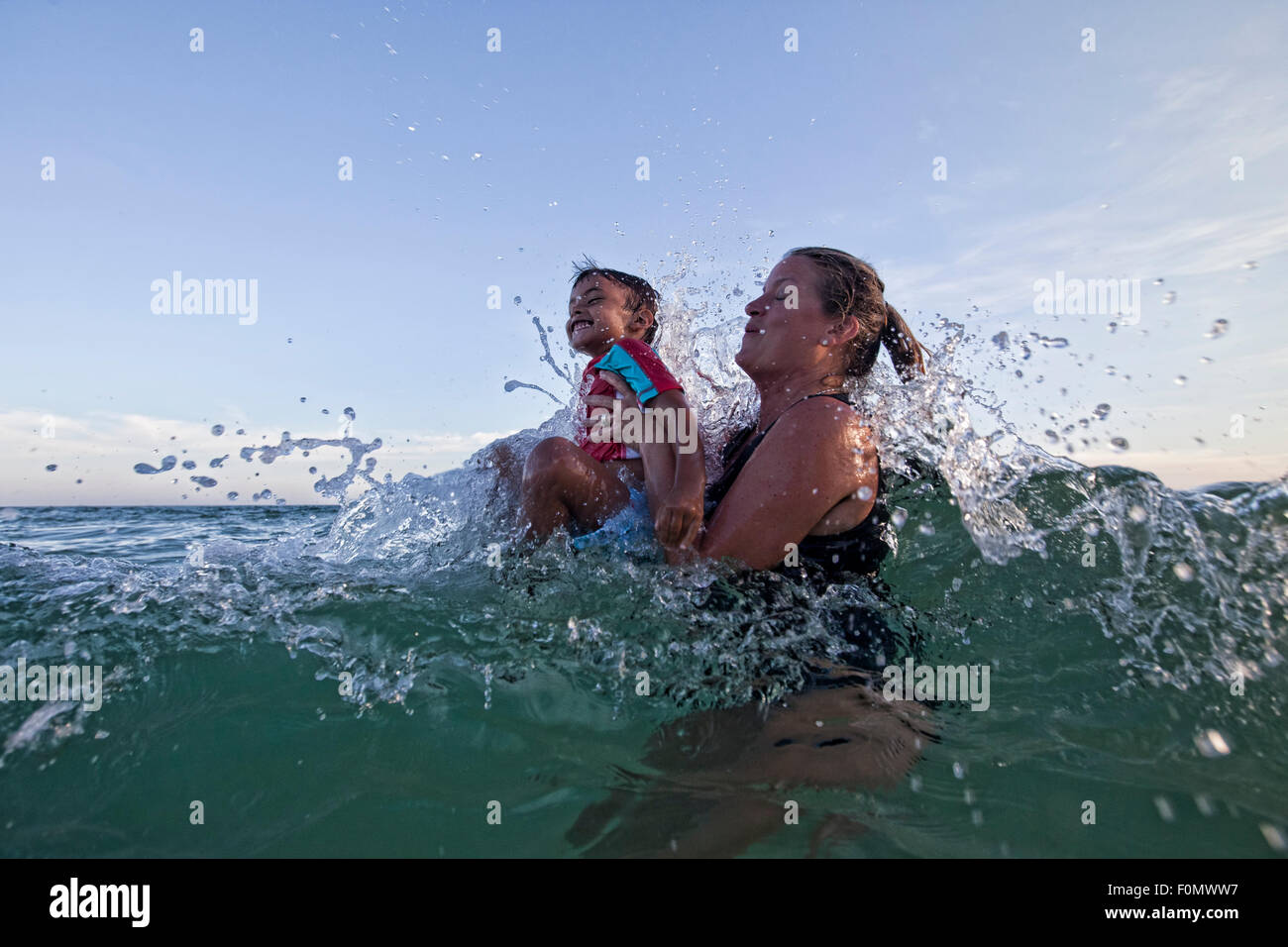 Splashed by a wave High Resolution Stock Photography and Images - Alamy