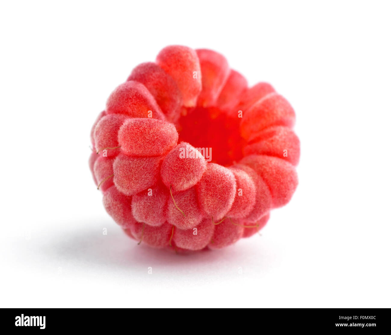 Sweet raspberry on white background Stock Photo - Alamy