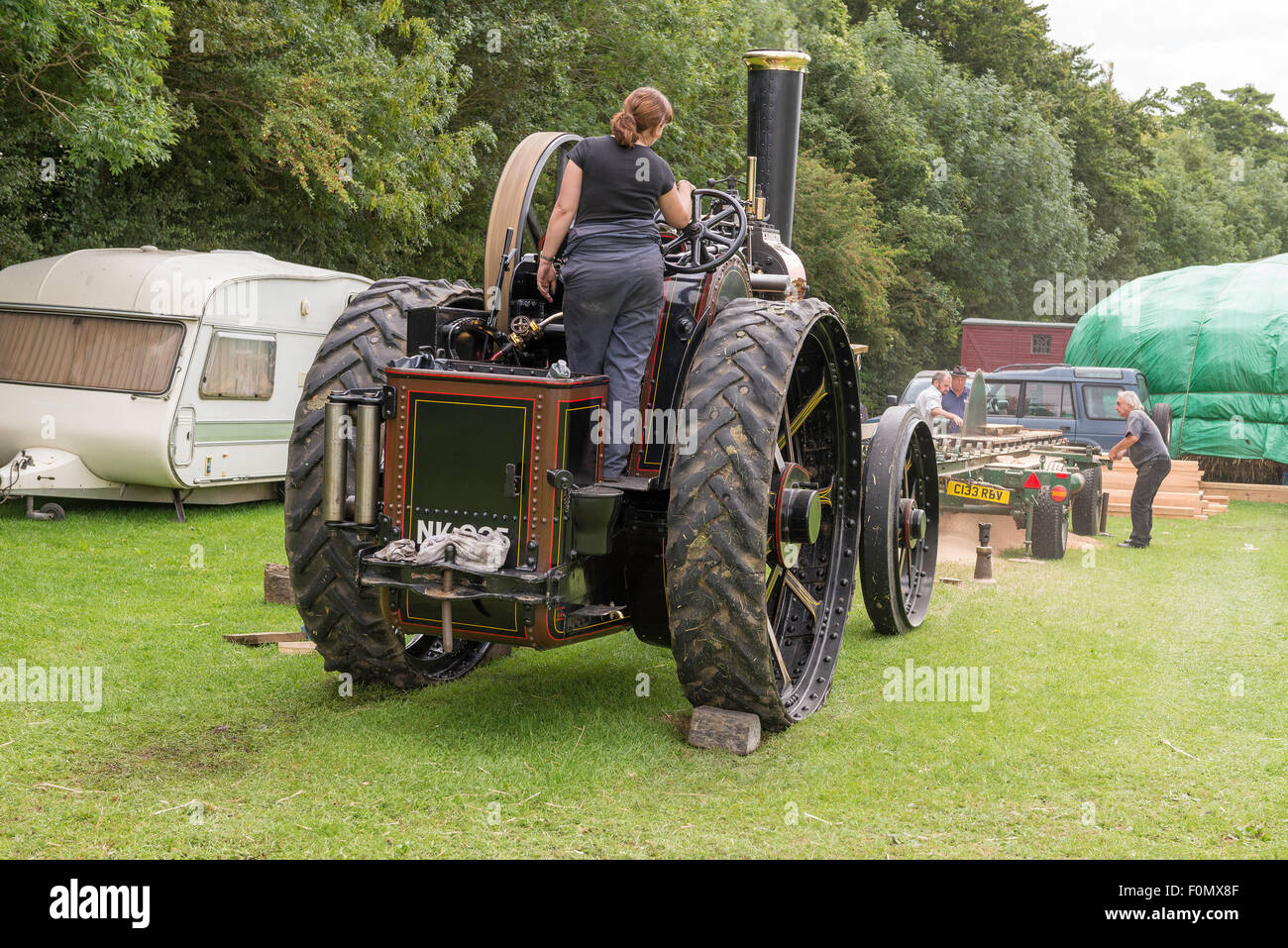 Driving a traction engine hi-res stock photography and images - Alamy