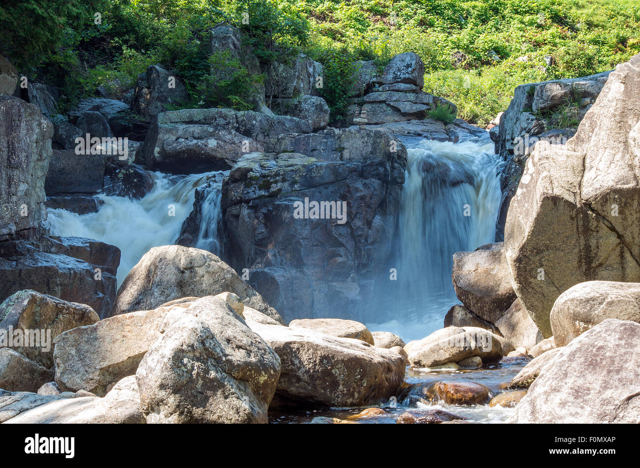 AuSable River on Wilmington NY flume trails Stock Photo - Alamy