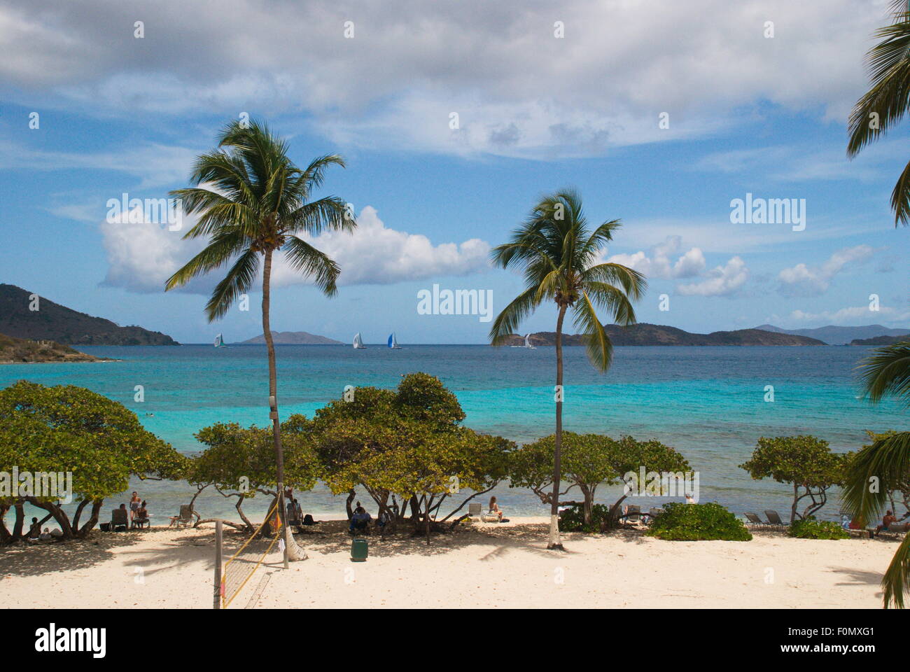 Caribbean island beach st thomas hi-res stock photography and images ...