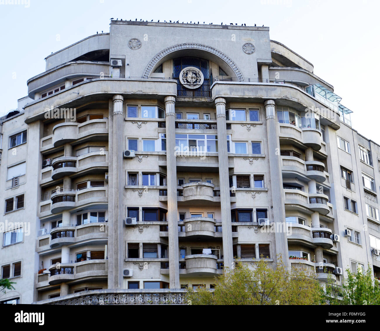 Communist-era apartment block, Bucharest, Romania Stock Photo - Alamy