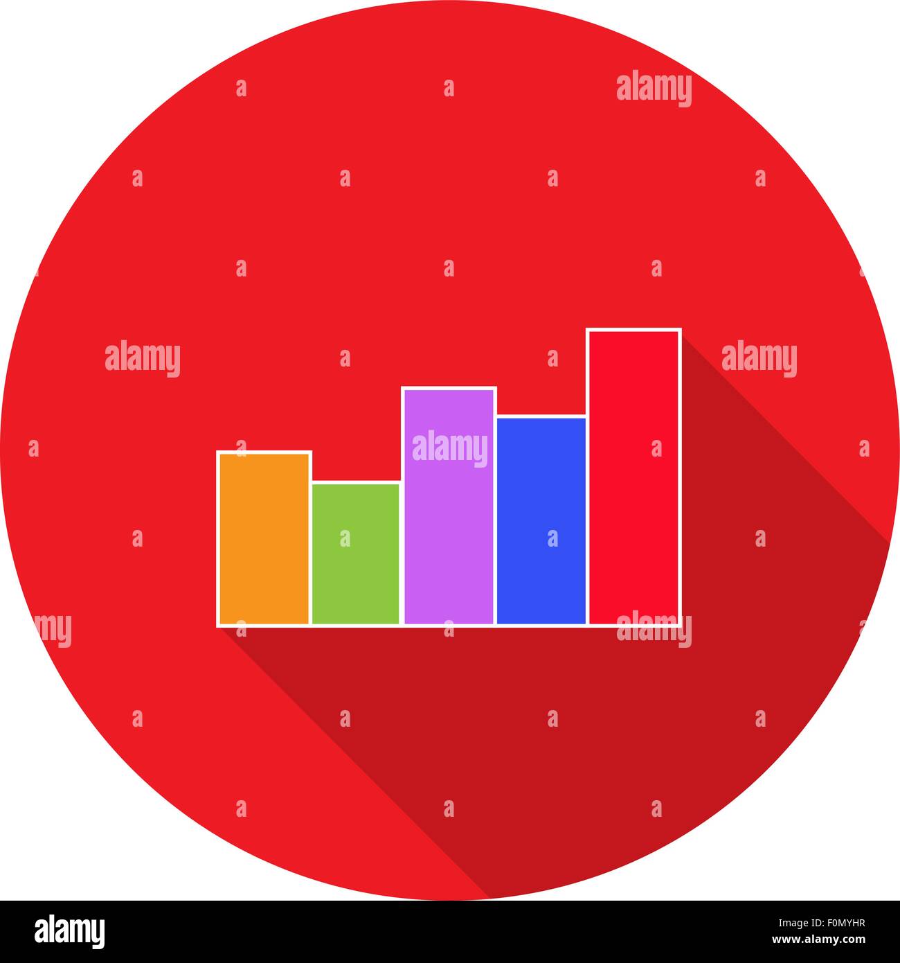 Business graph. Vector illustration Stock Vector Image & Art - Alamy