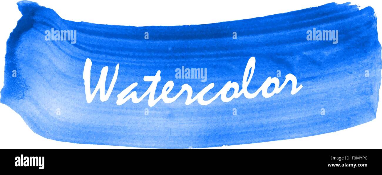 Sky blue watercolor banner Stock Vector Image & Art - Alamy