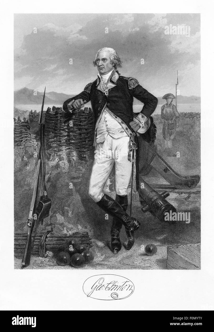 George Washington Engraving Stock Photo - Alamy