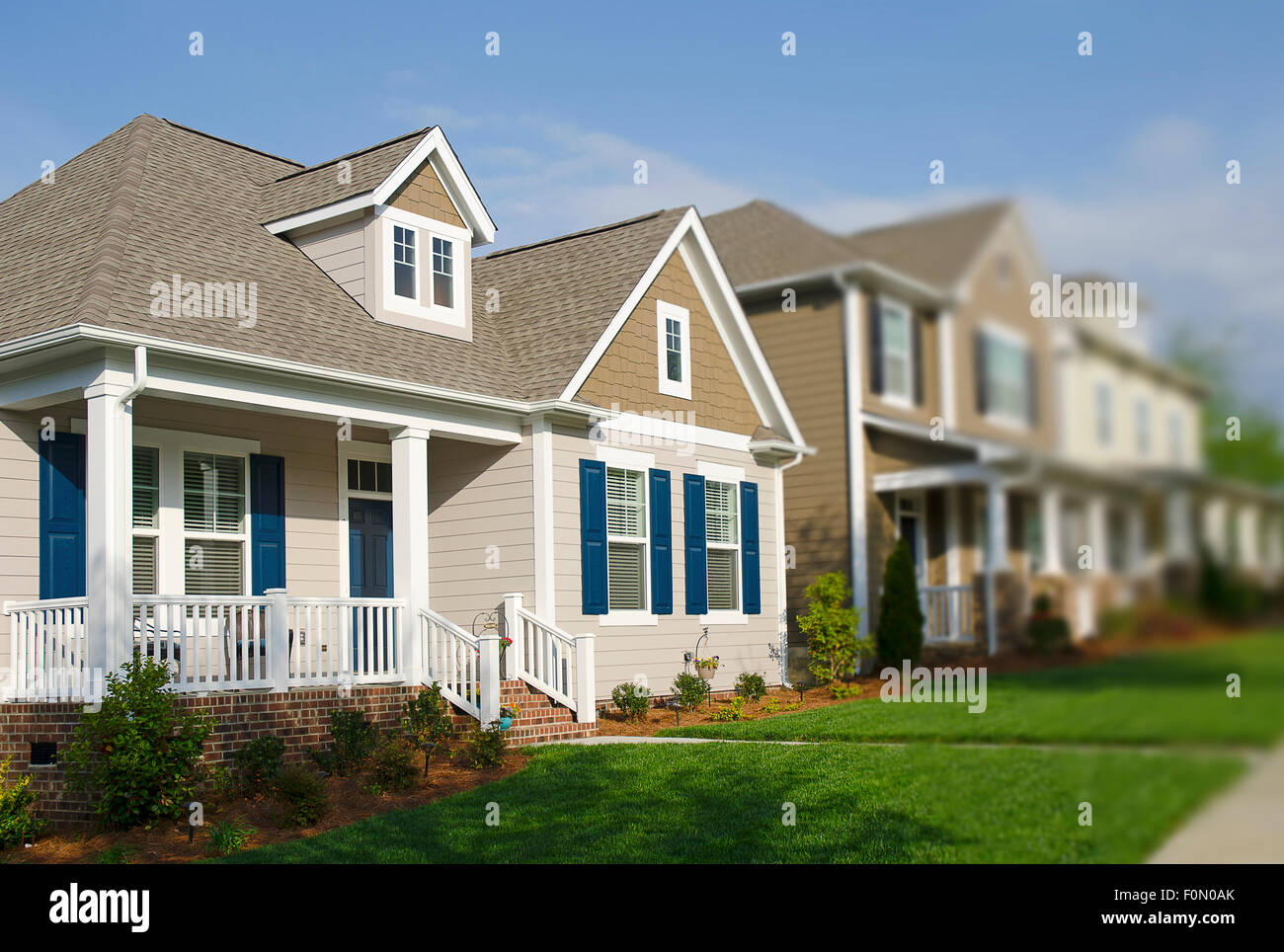 The Suburbs in America Stock Photo - Alamy