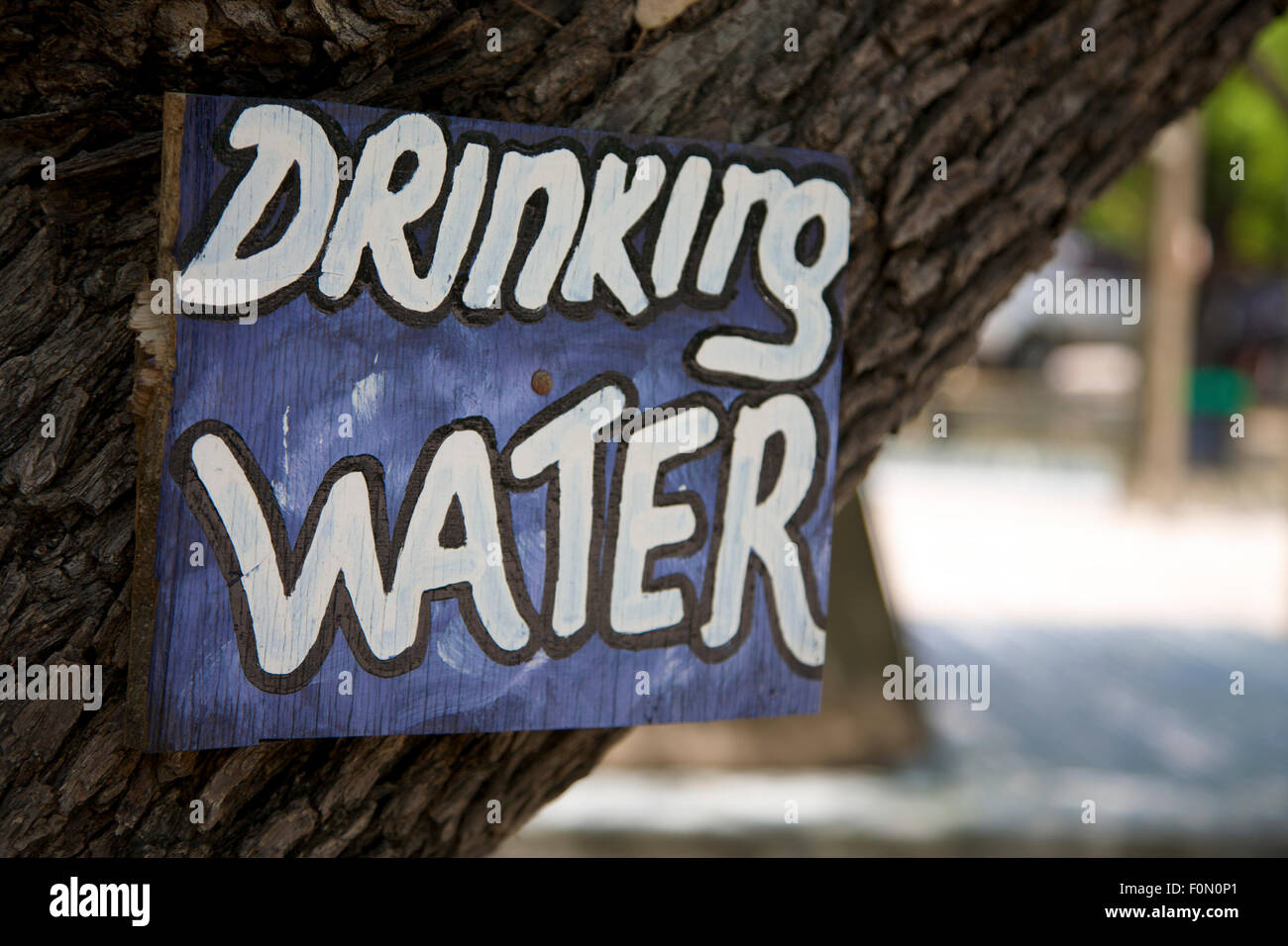 Drinking water signboard hi-res stock photography and images - Alamy