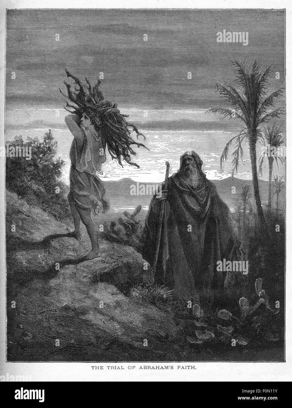 Trial of Abraham’s Faith Stock Photo - Alamy