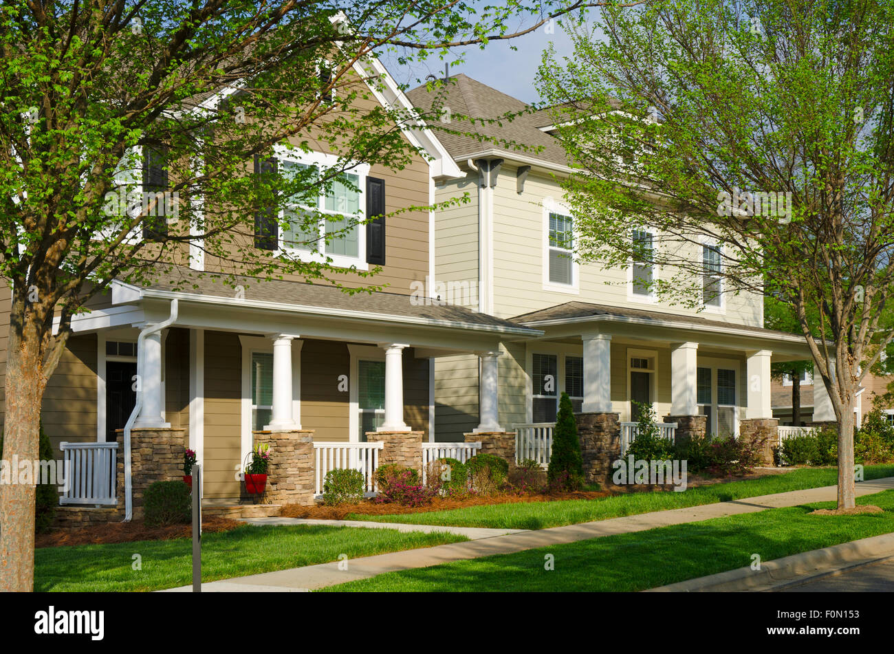 The Suburbs in America Stock Photo - Alamy