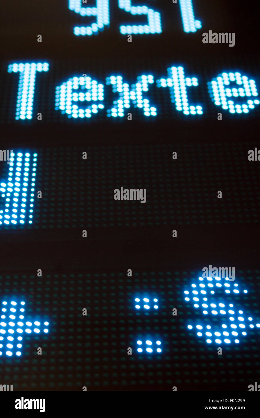 Led display hi-res stock photography and images - Alamy