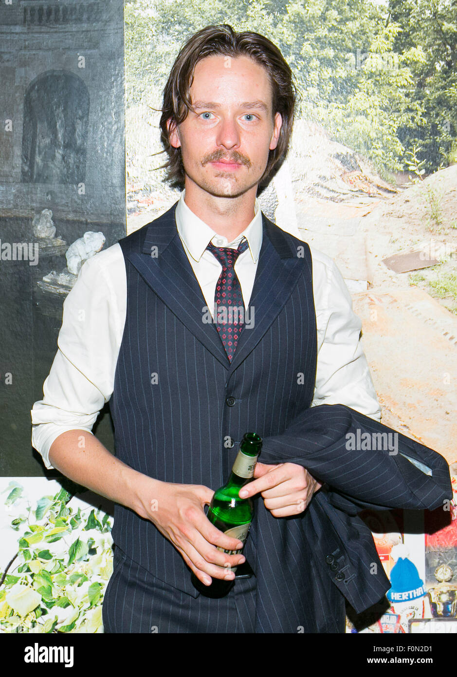 Actor Tom Schilling's debut concert at Deutsches Theater in the Mitte ...