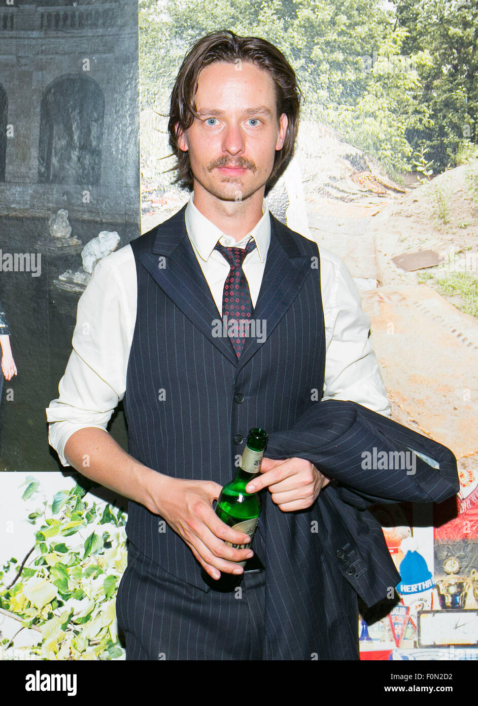 Actor Tom Schilling's debut concert at Deutsches Theater in the Mitte ...
