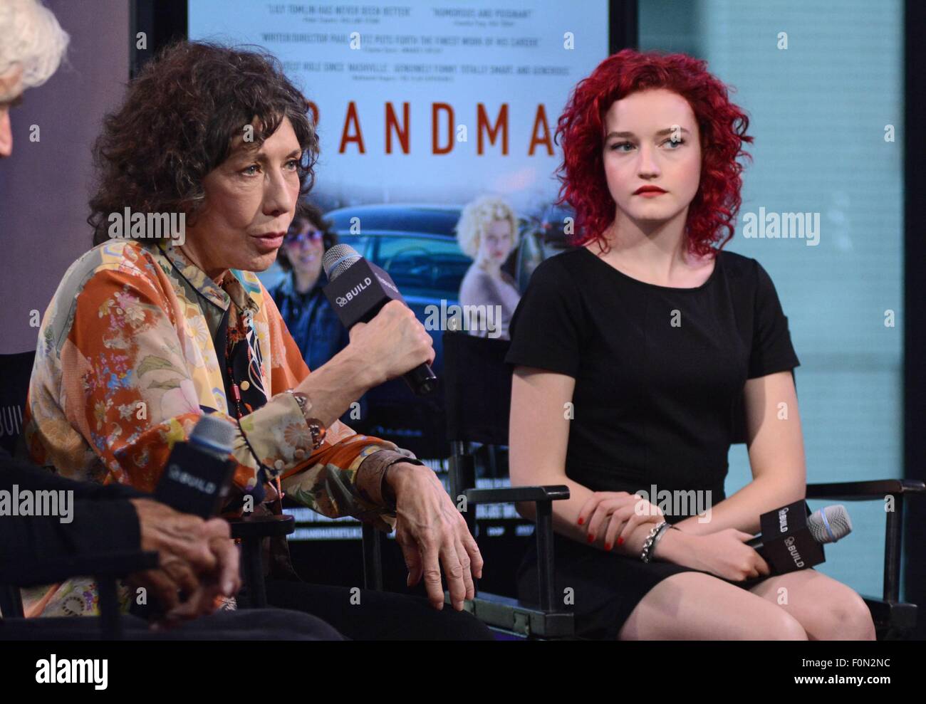 New York, NY, USA. 18th Aug, 2015. Lily Tomlin, Julia Garner in ...