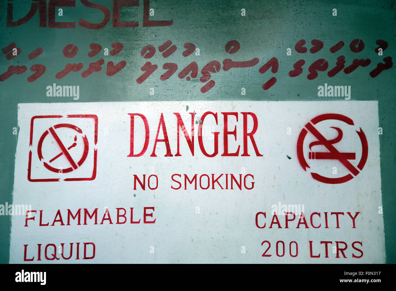 Flammable liquid warning sign hi-res stock photography and images - Alamy