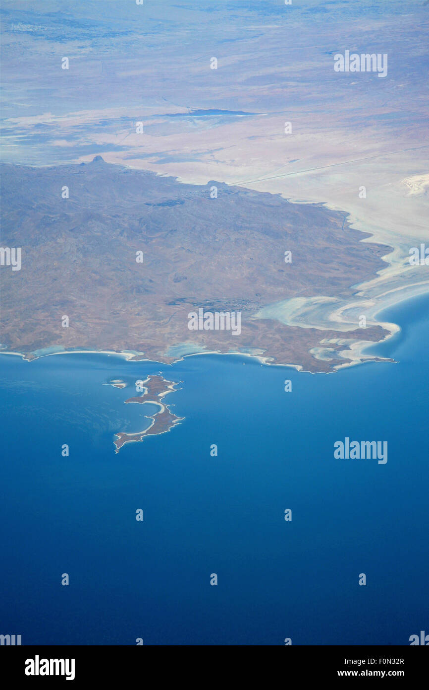 Aerial view of the Iranian coastLine Stock Photo - Alamy