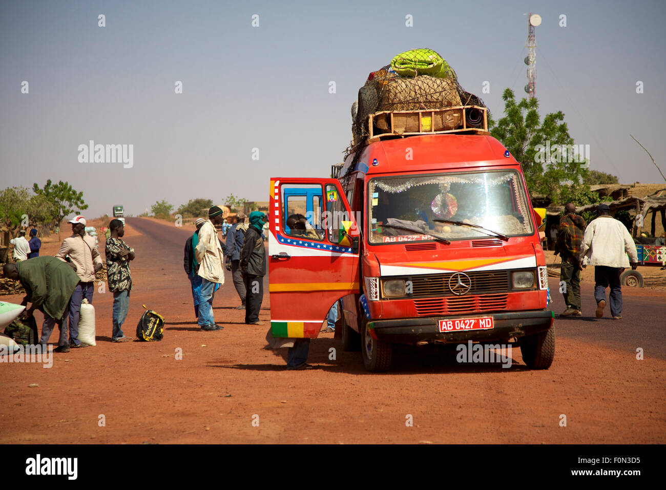 Africa bus overloaded hi-res stock photography and images - Alamy