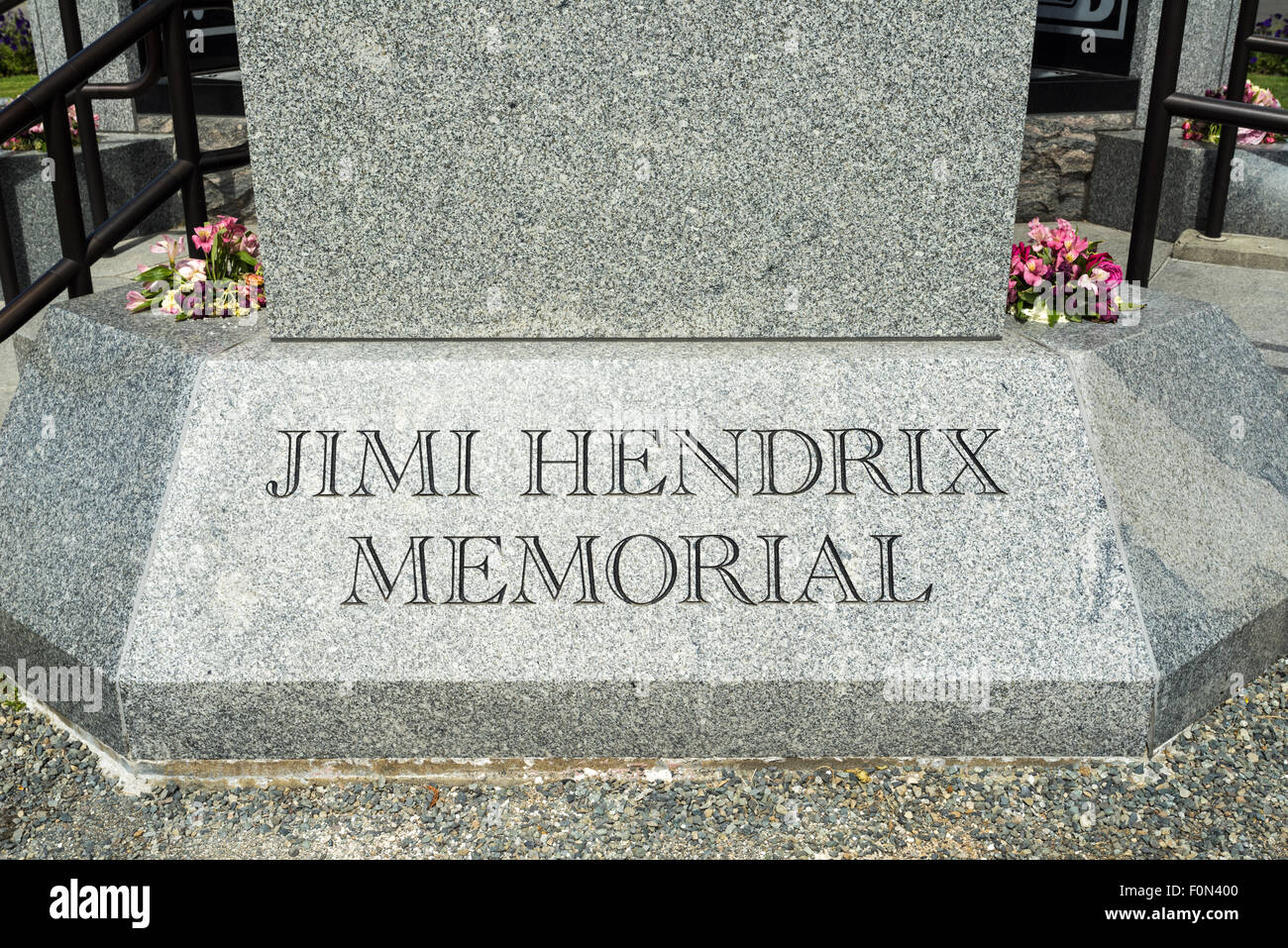 Jimi Hendrix Memorial, Renton, WA Stock Photo - Alamy