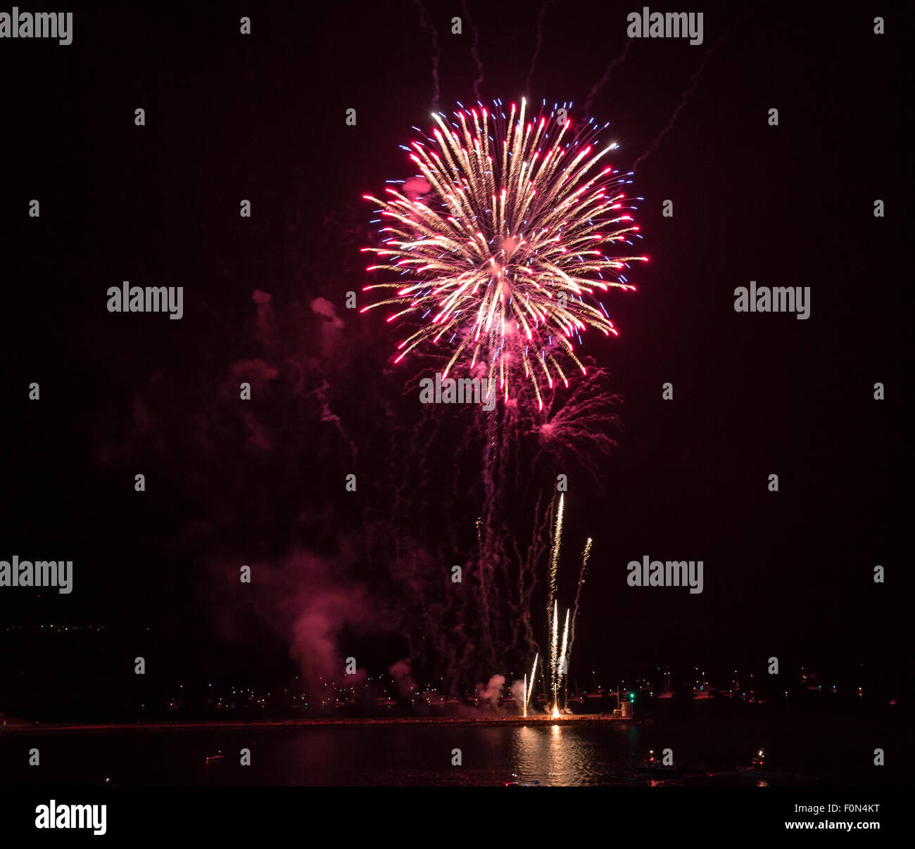 Fireworks british championships firework display firework hi-res stock ...