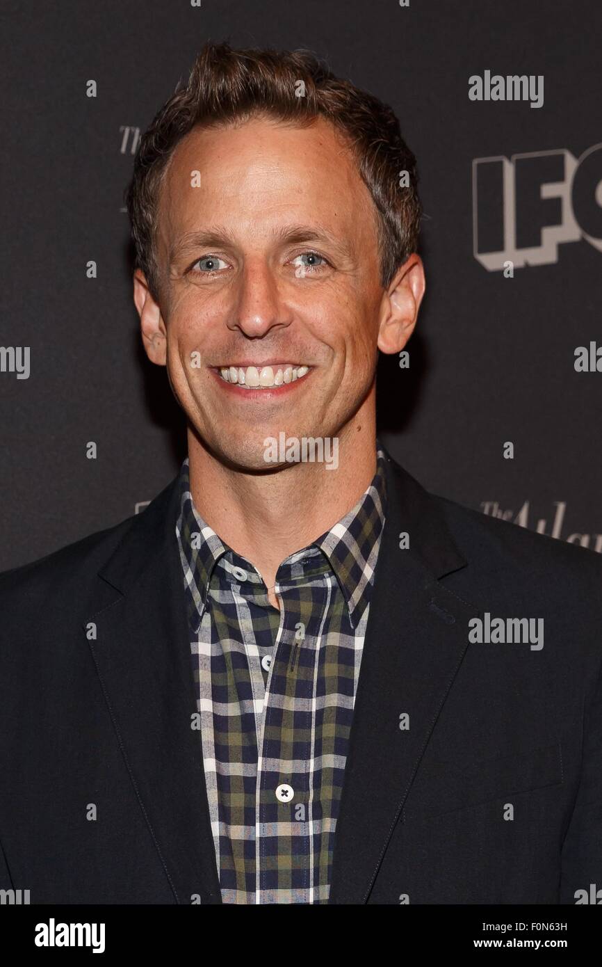 New York, NY, USA. 18th Aug, 2015. Seth Meyers at arrivals for IFC'S ...