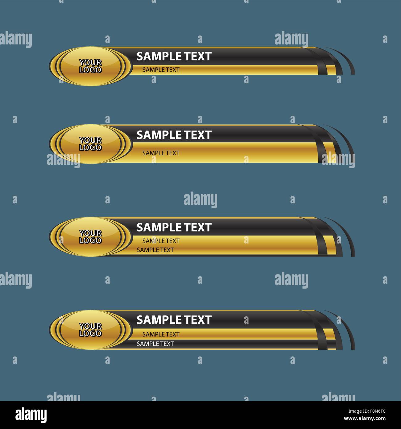 lowerthird banner bar name Stock Vector Image & Art - Alamy