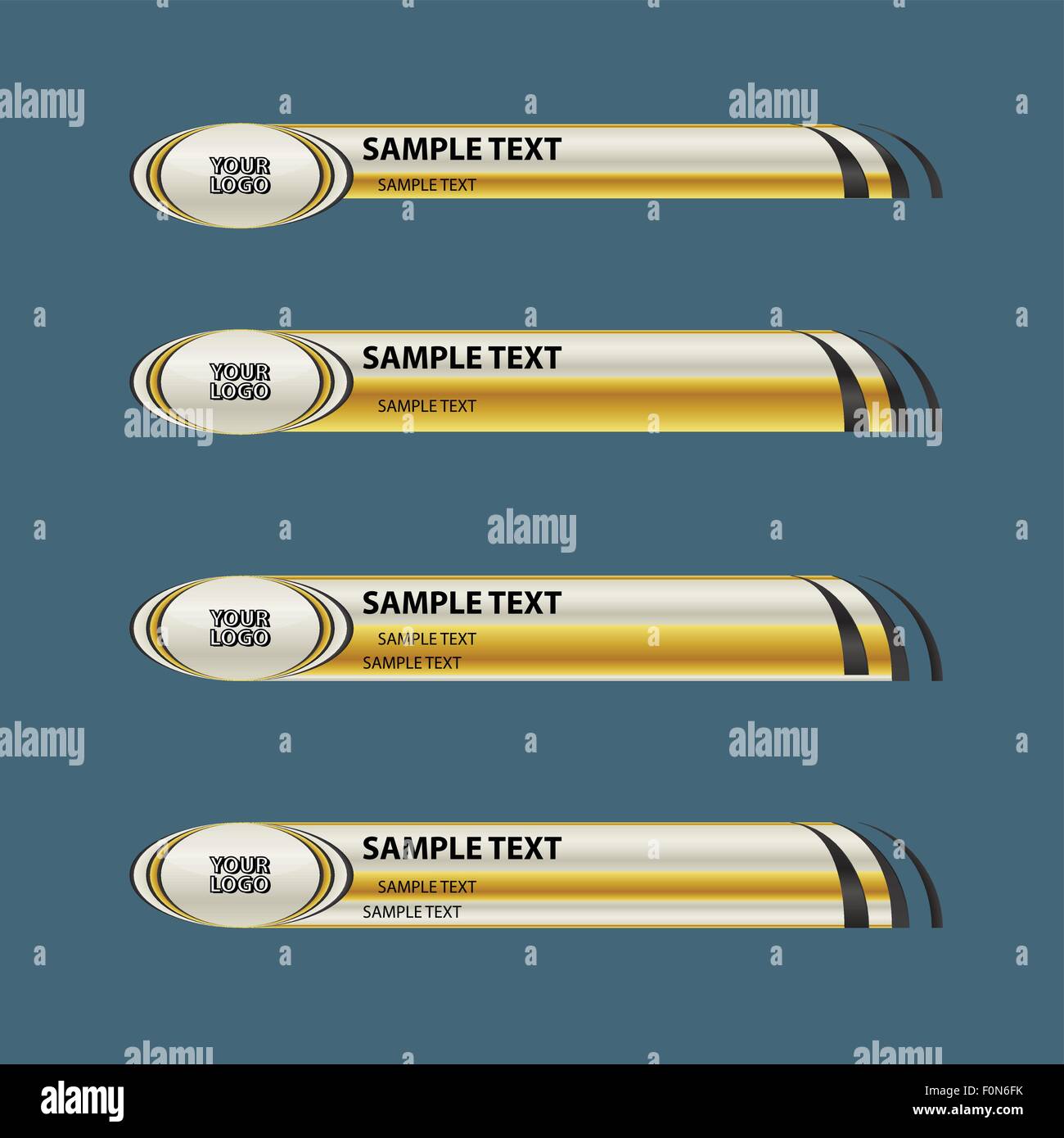 lowerthird banner bar name Stock Vector Image & Art - Alamy