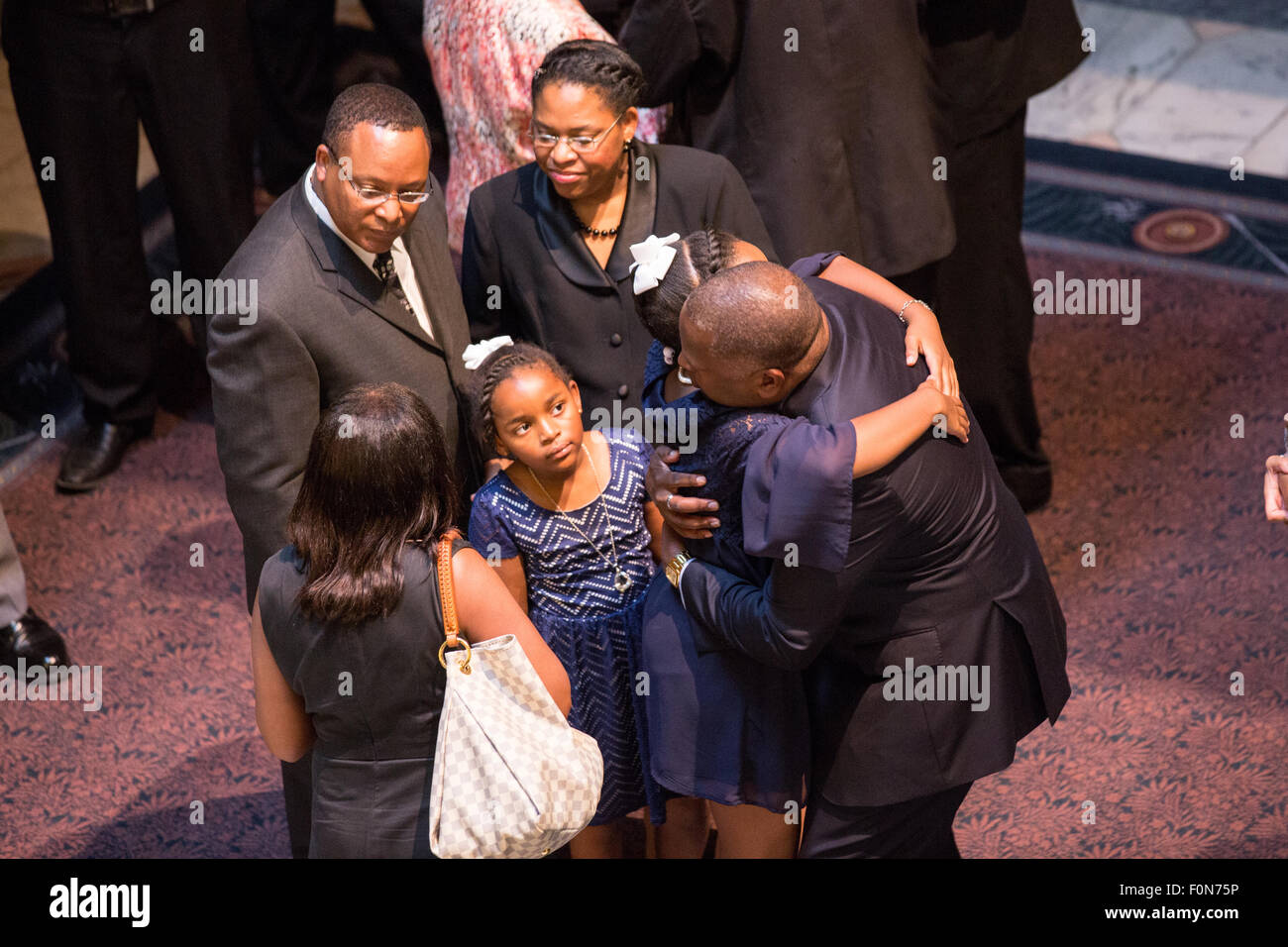 The wife and daughters of slain State Senator Clementa Pinckney ...