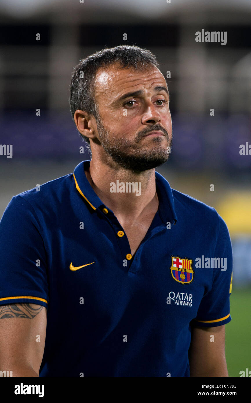 Florence, Italy. 2nd Aug, 2015. Luis Enrique (Barcelona) Football ...