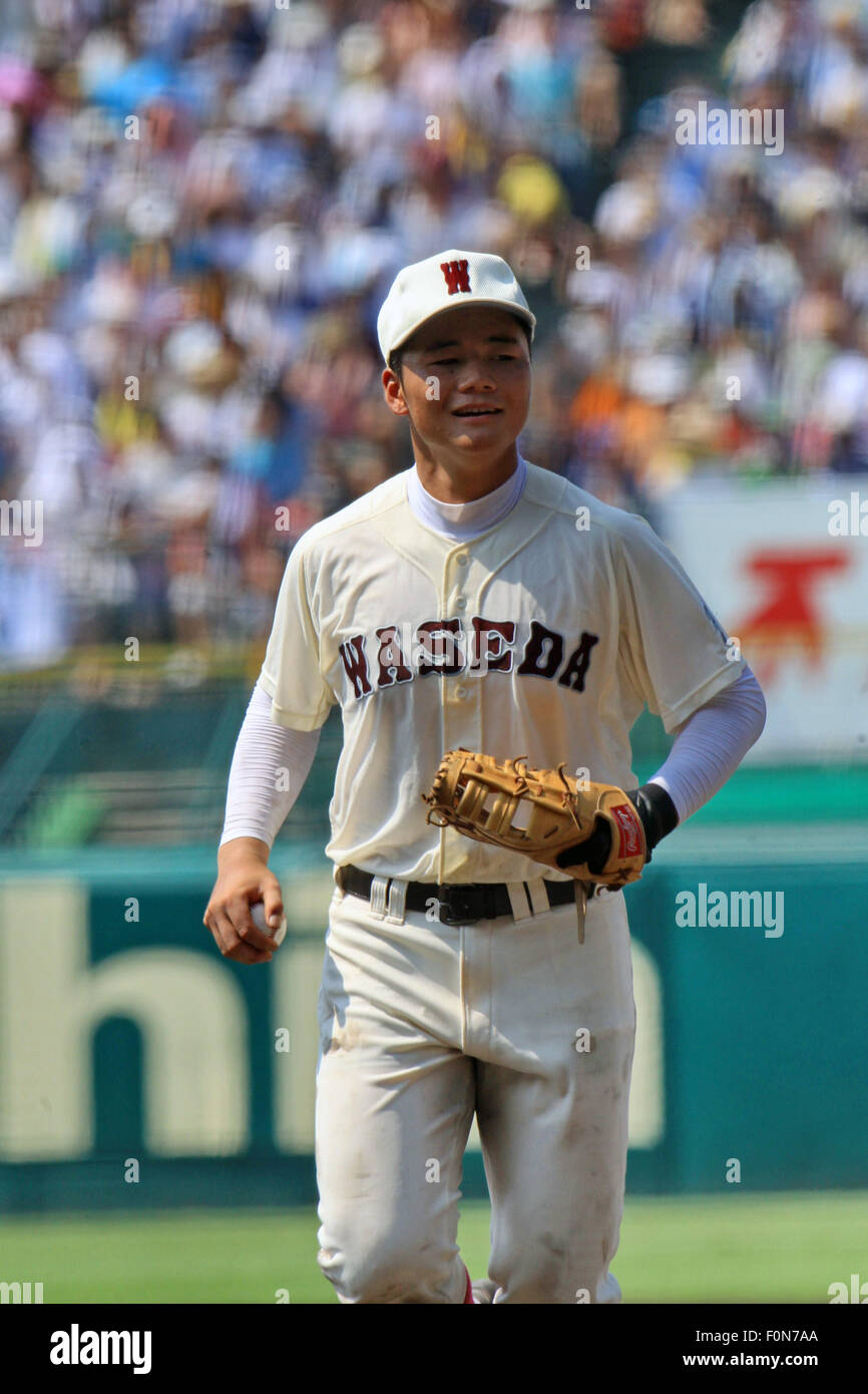 Nishinomiya, Hyogo, Japan. 8th Aug, 2015. Kotaro Kiyomiya Baseball ...